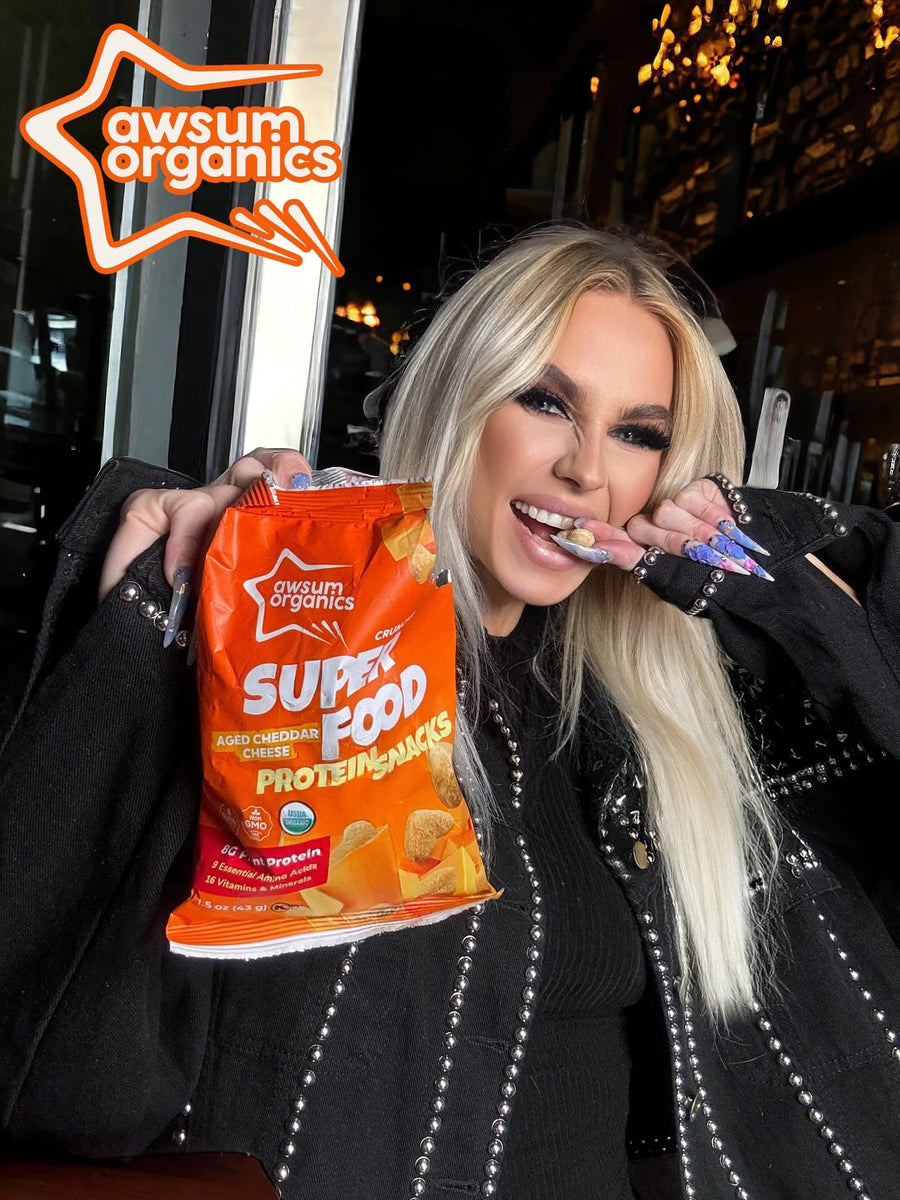 Awsum Organics Protein Snacks – High-Protein, Natural Flavor, On-the-Go ...