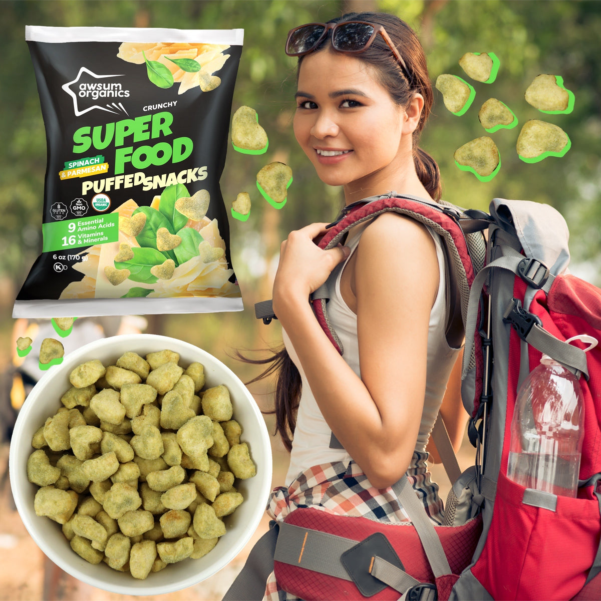 Awsum Organics Superfood Puffed Snacks – Nutritious & Crunchy– awsumsnacks