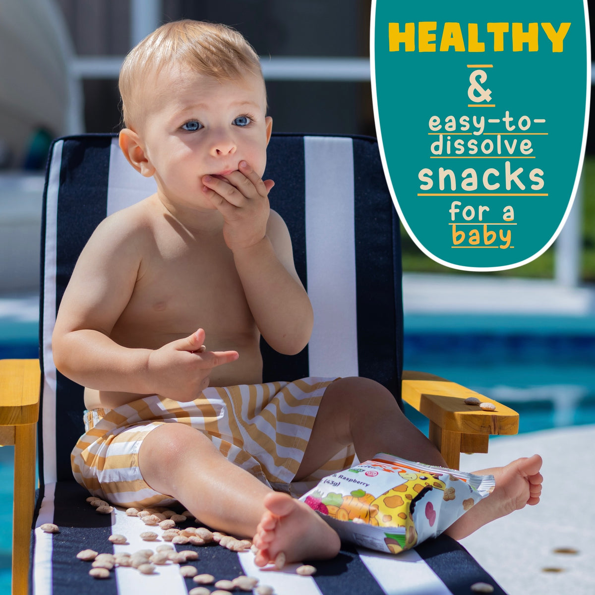 Awsum Snacks Organic Beet and Strawberry Baby Quinoa Puff Snacks 1.5 o ...